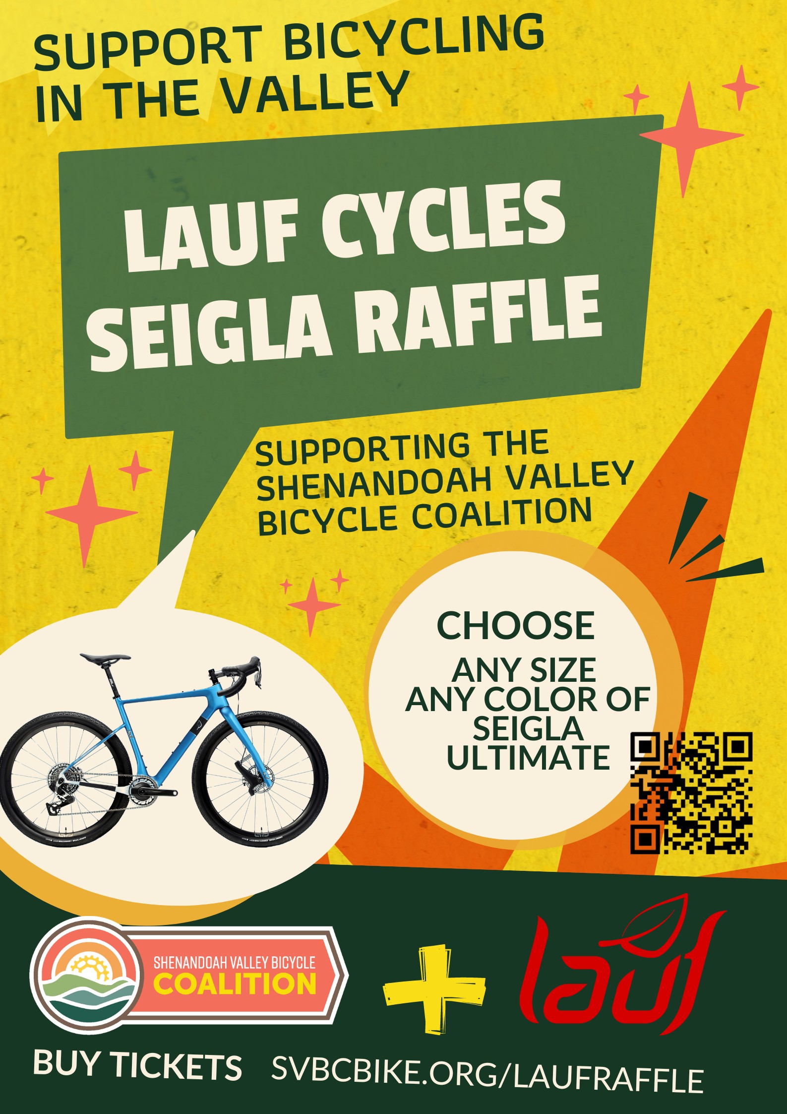 Trails For All Bike Raffle WINNER! - Shenandoah Valley Bike Coalition